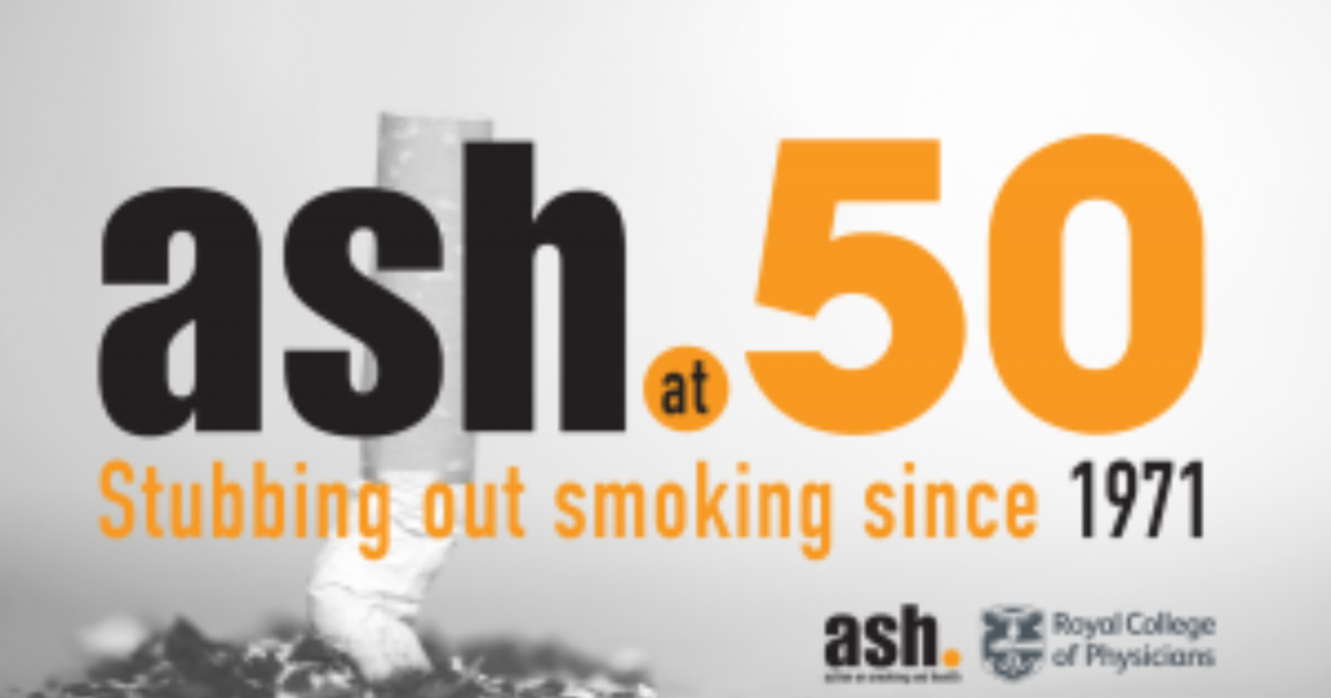 ASH at 50: Stubbing out smoking since 1971 - ASH