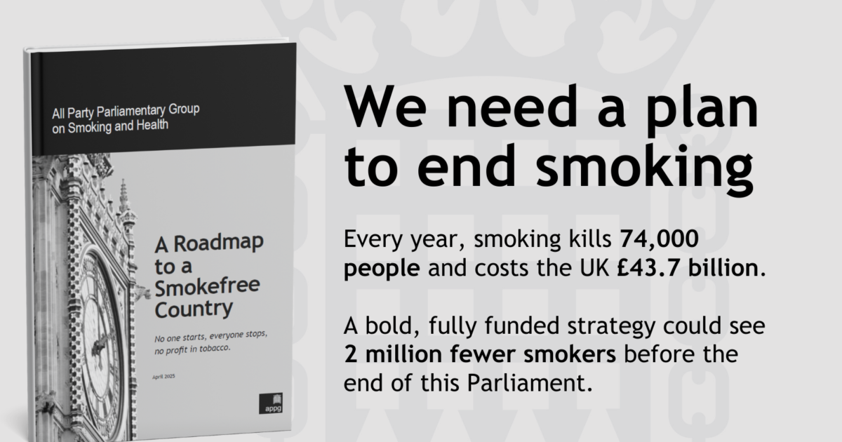 A Roadmap to a Smokefree Country: No one starts, everyone stops, no ...